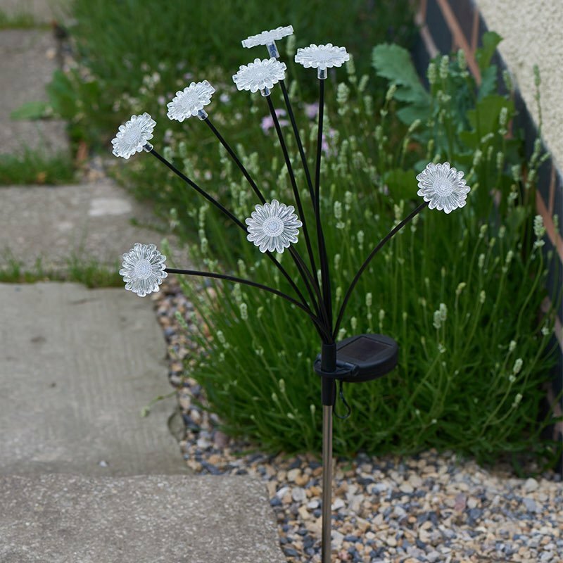 8-Stem FloraLights Warm White Solar Stake Light - Horticentre - Your ...