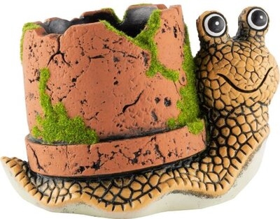 Cement Planter Turtle With Snail Pipe - Horticentre - Your Family Run ...