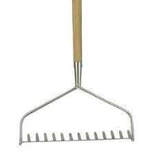 Kent & Stowe Stainless Steel Long Handled Soil Rake - Horticentre ...