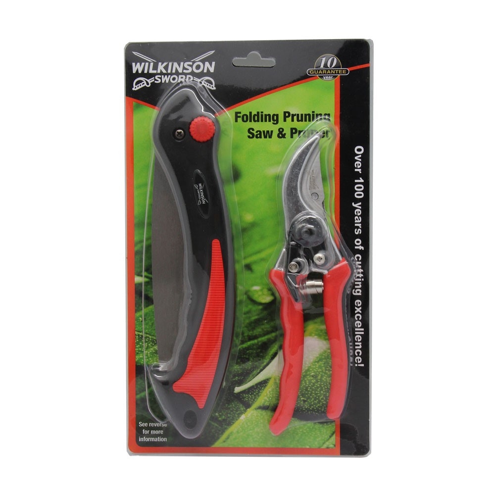 Wilkinson Sword Folding Saw & Pruner Set - Horticentre - Your Family ...
